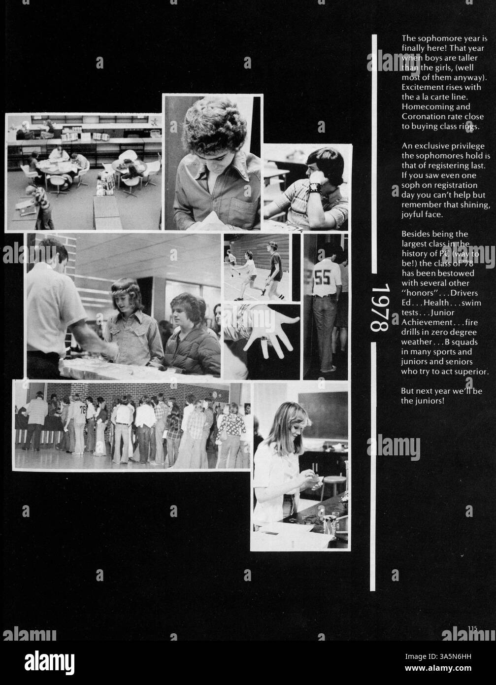 This 1976 high school yearbook captures the student life, faculty ...