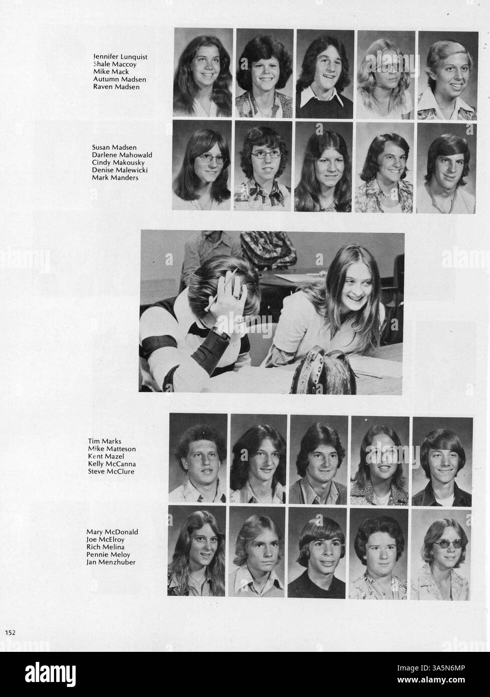 Documents the 1972 1973 school year through student portraits hi-res ...