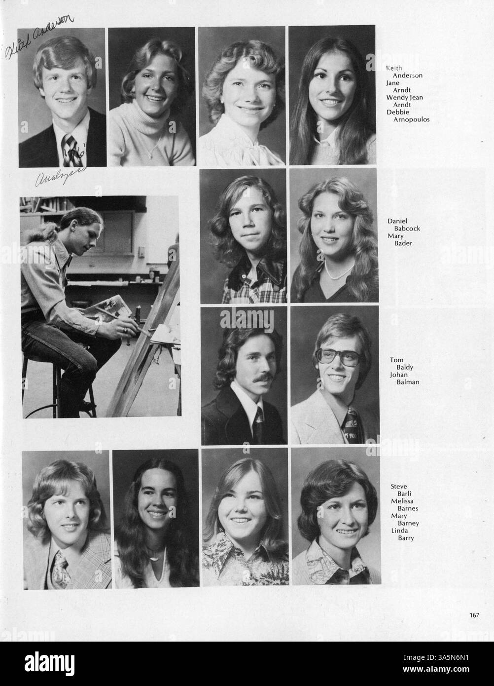 Highlights the 1972 1973 school year with coverage of student portraits ...