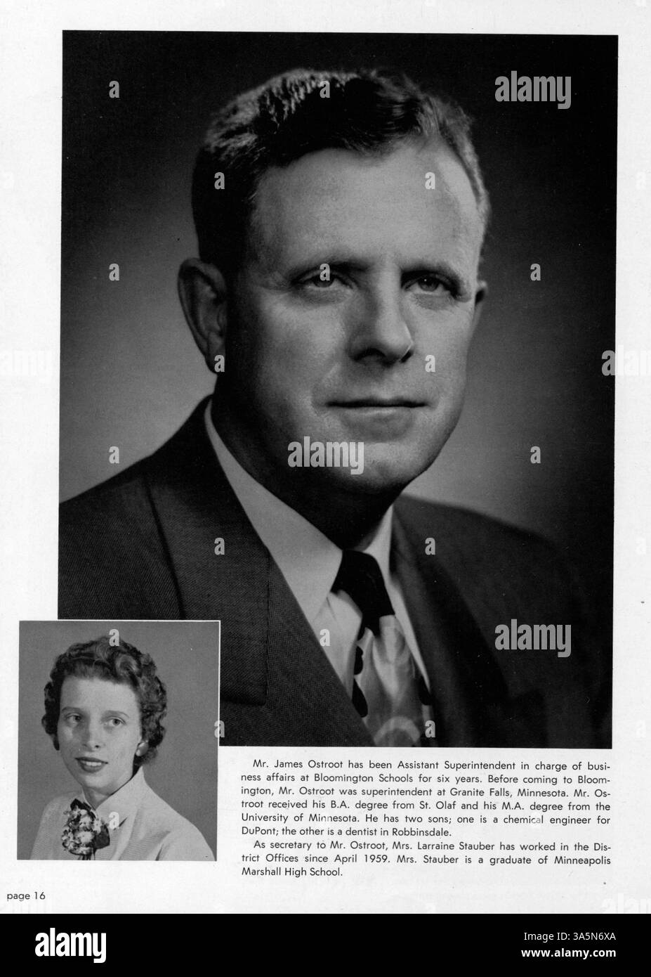 The Bear '60 yearbook from Bloomington High School showcases the achievements of students ...