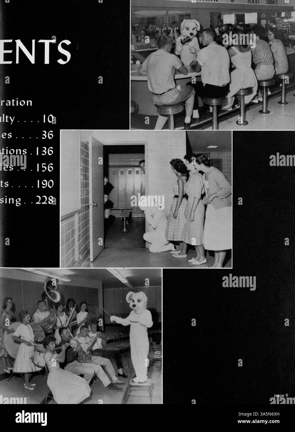 The 1960 Bloomington High School yearbook, Bear '60, highlights the ...