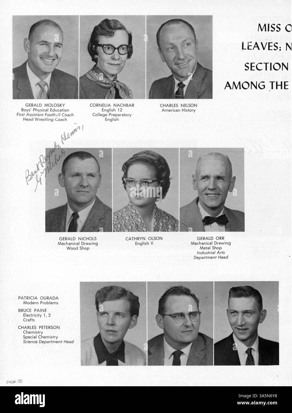 The Bear '60 yearbook from Bloomington High School documents the 1959 ...