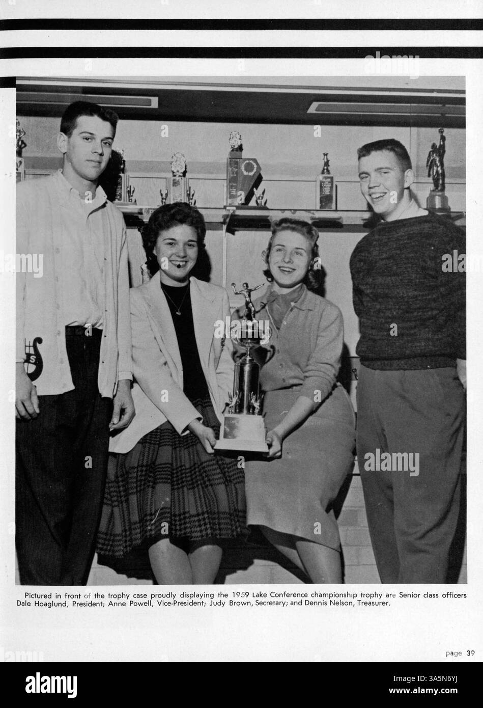 Bear '60, Bloomington High School's 1960 yearbook, documents the ...