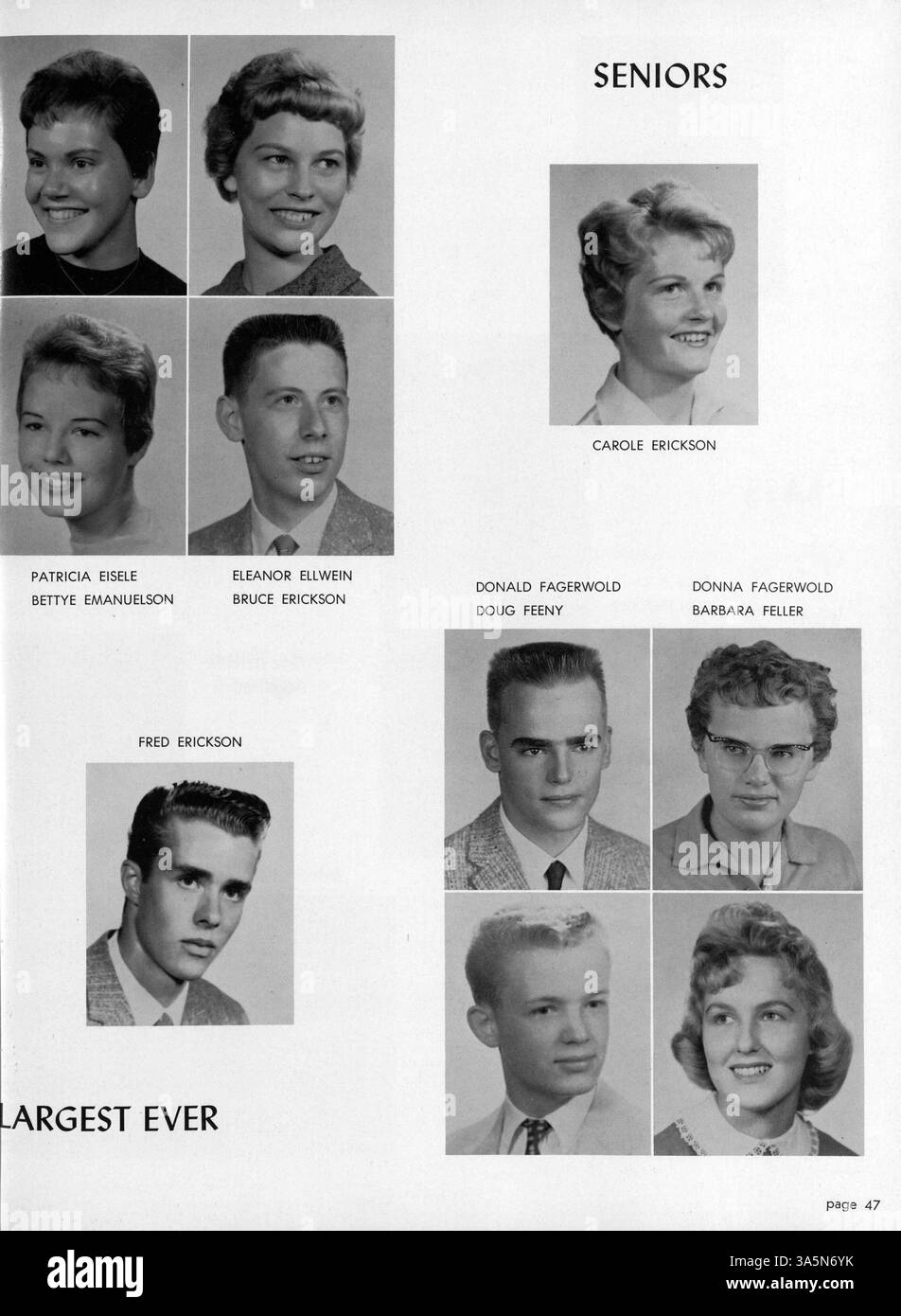 The 1960 Bloomington High School yearbook, Bear '60, provides a ...