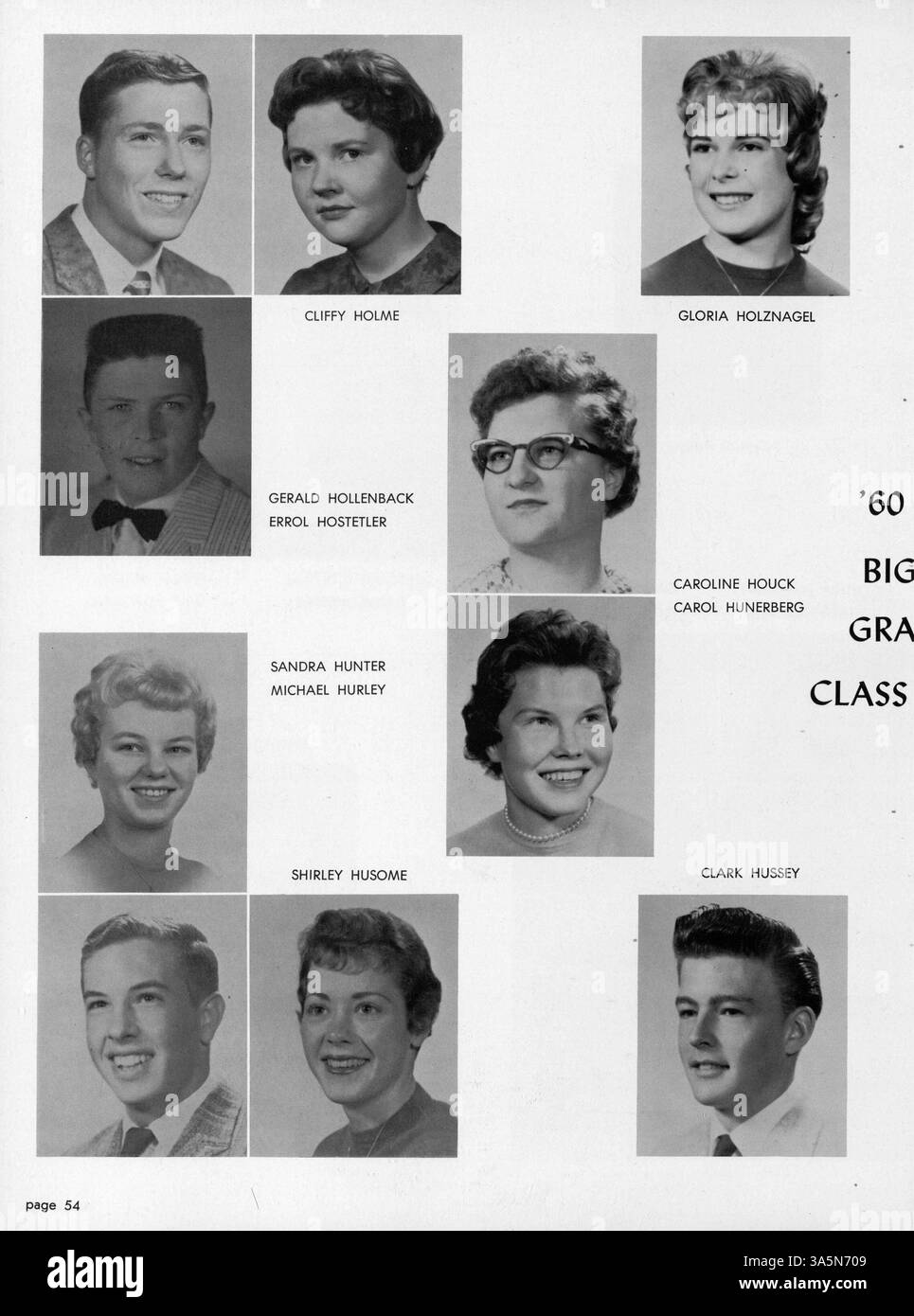 The 1960 bear 60 yearbook from bloomington high school captures hi-res ...