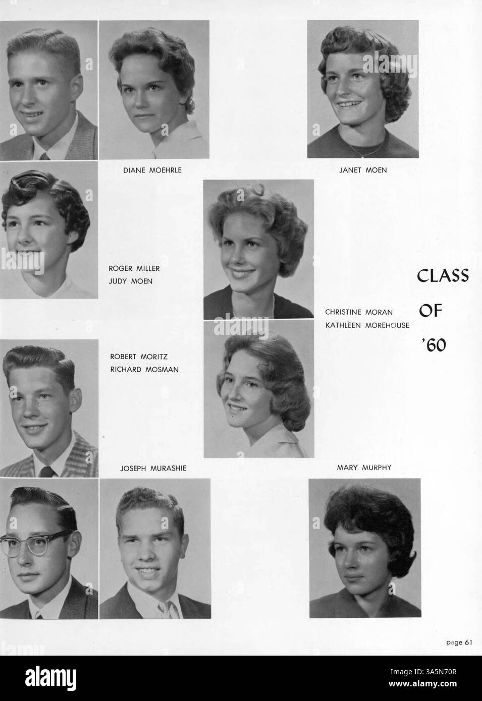 Bear '60, the Bloomington High School yearbook from 1960, captures ...