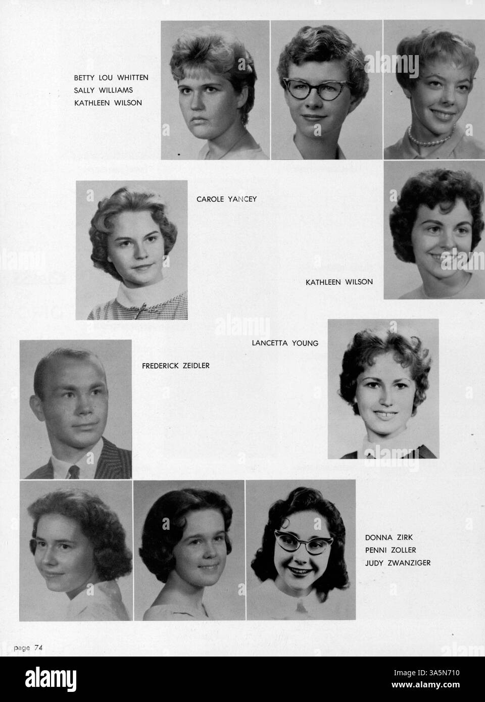 The 1960 bear 60 yearbook from bloomington high school document hi-res ...