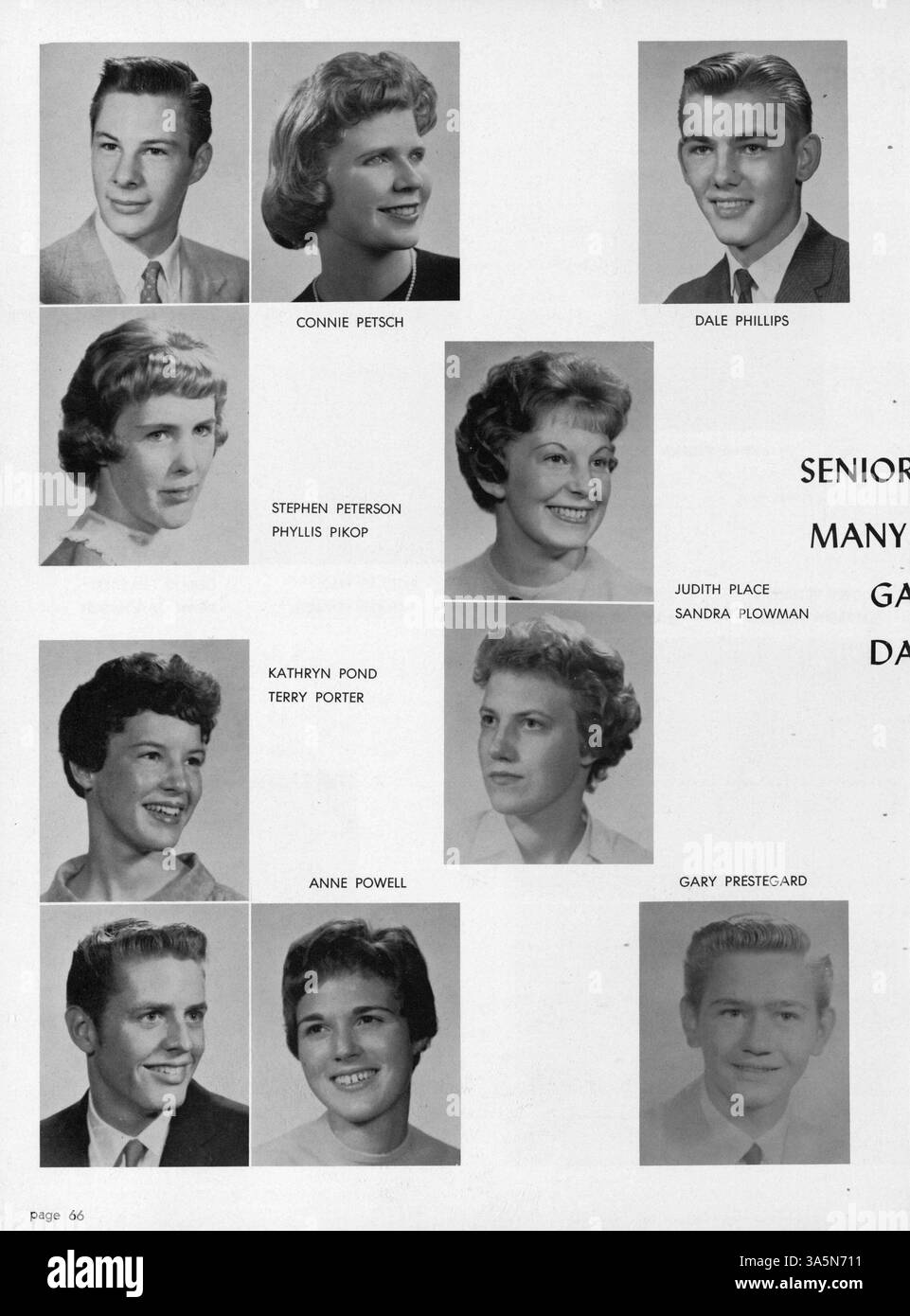 The 1960 Bear '60 yearbook from Bloomington High School reflects the ...