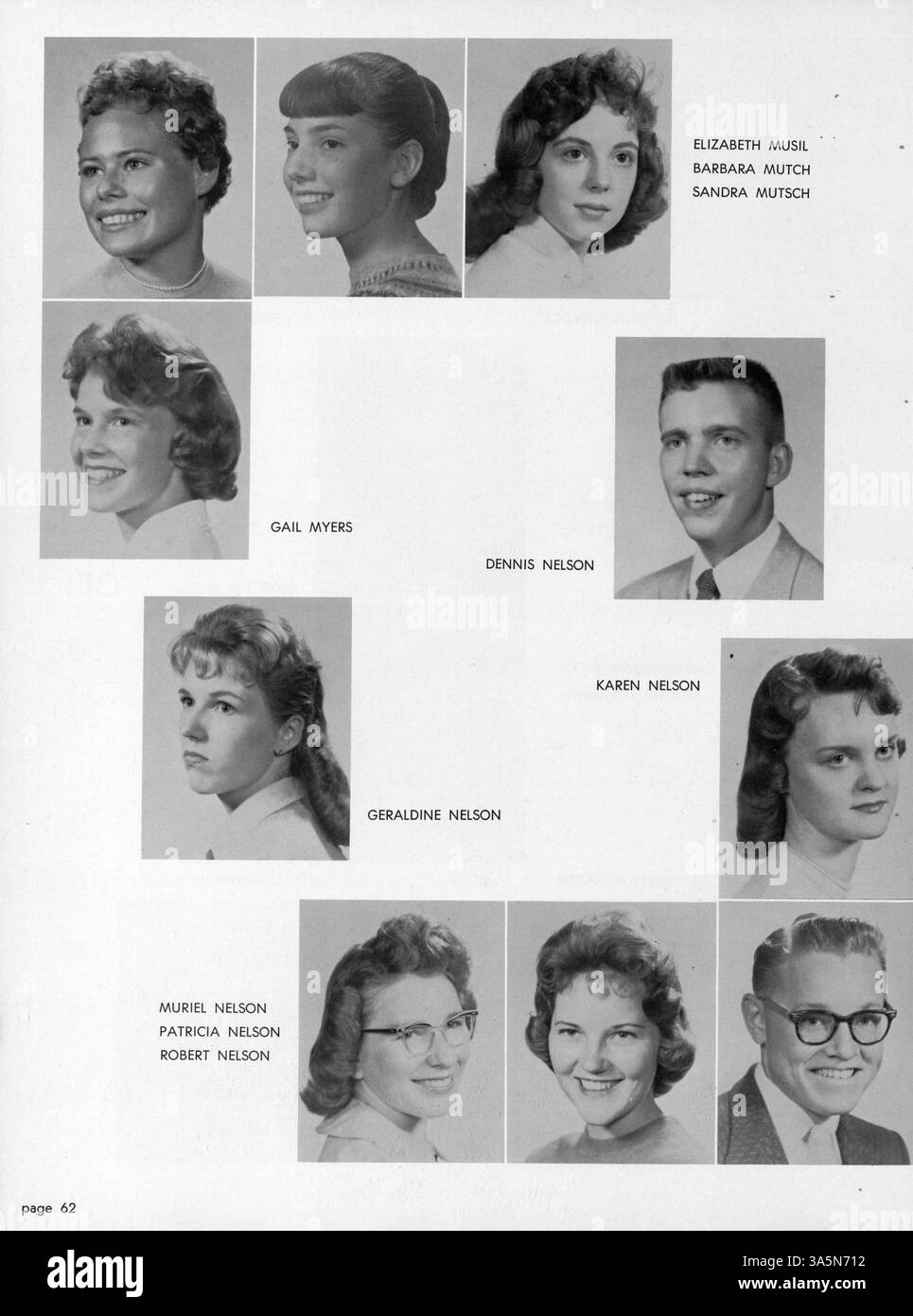 The 1960 Bloomington High School yearbook, Bear '60, details the ...