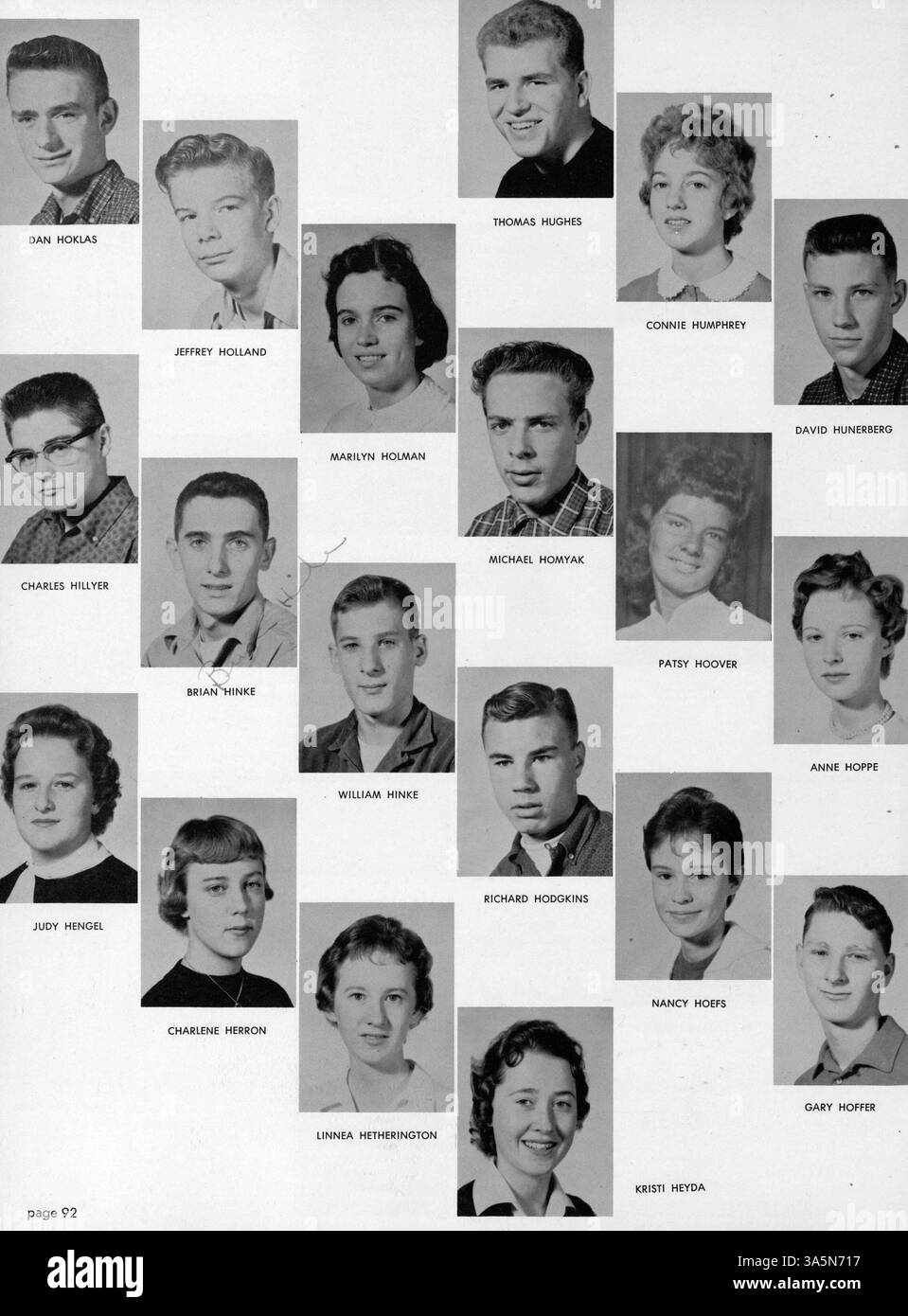 The 1960 Bloomington High School yearbook, Bear '60, documents the ...
