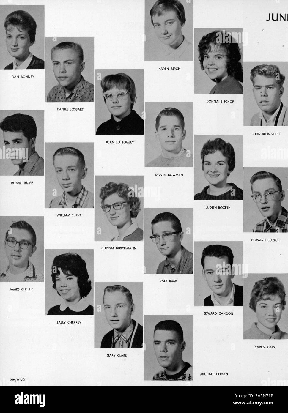 The 1960 Bloomington High School yearbook, Bear '60, highlights the ...