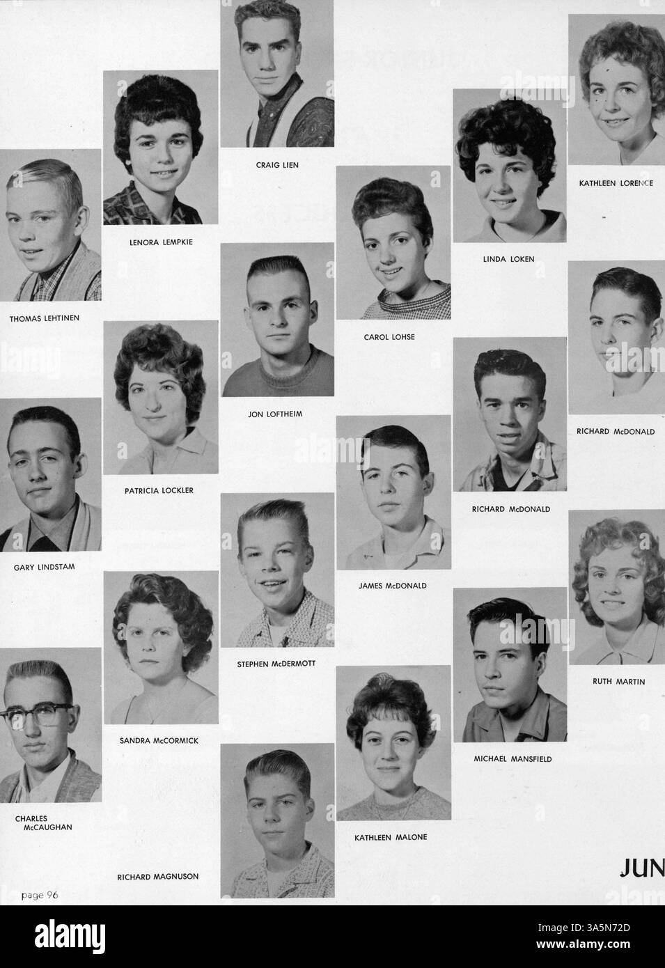 The 1960 Bloomington High yearbook features detailed photographs of ...