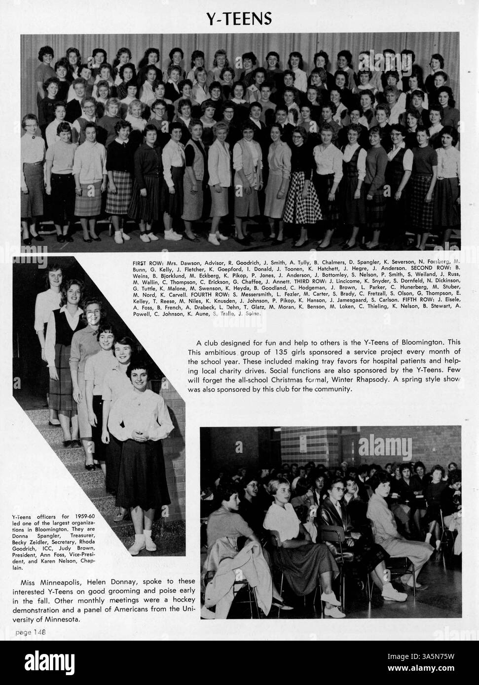 The 1960 Bear '60 yearbook provides a detailed record of Bloomington ...