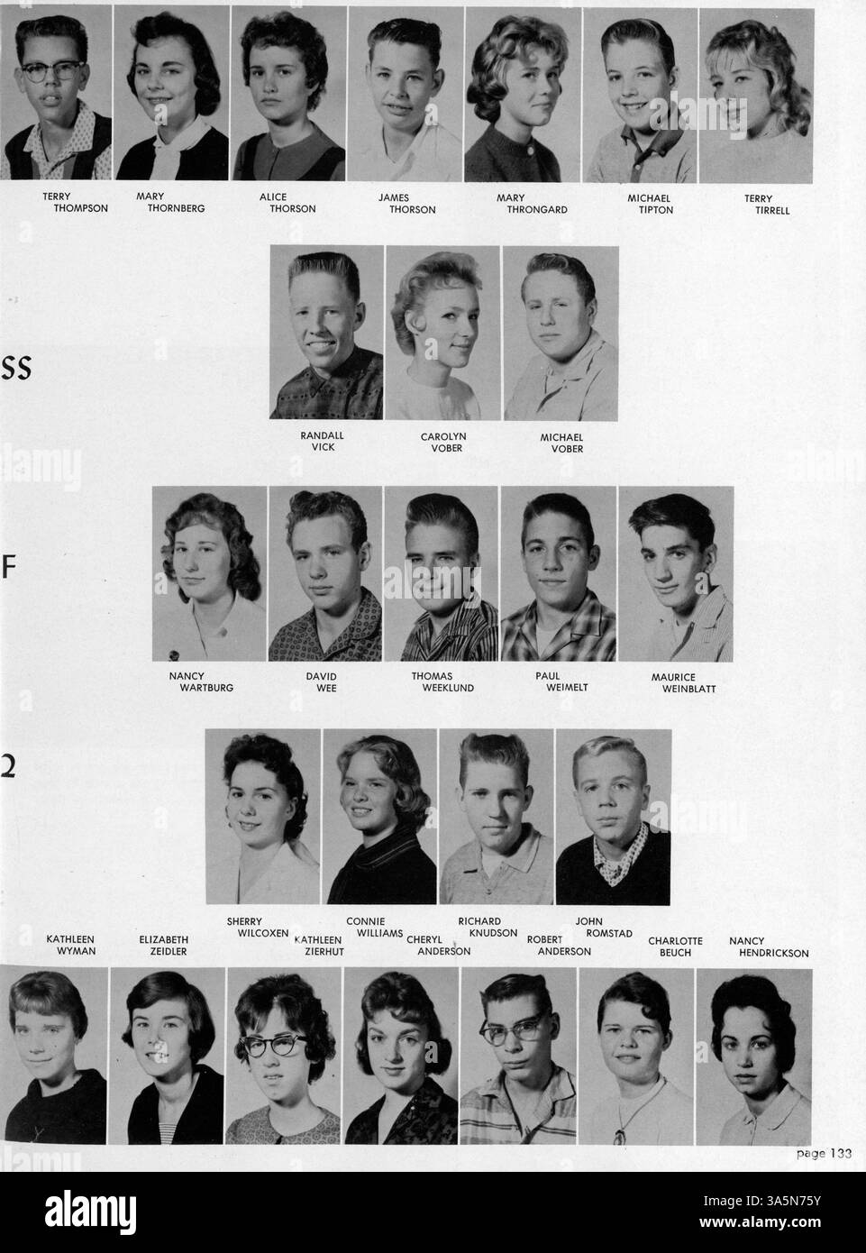 60 yearbook captures student life hi-res stock photography and images ...