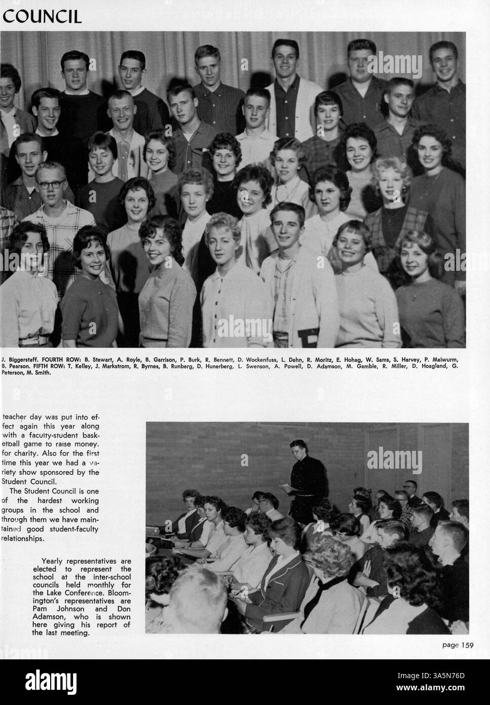 The 1960 Bear '60 yearbook from Bloomington High School highlights the ...