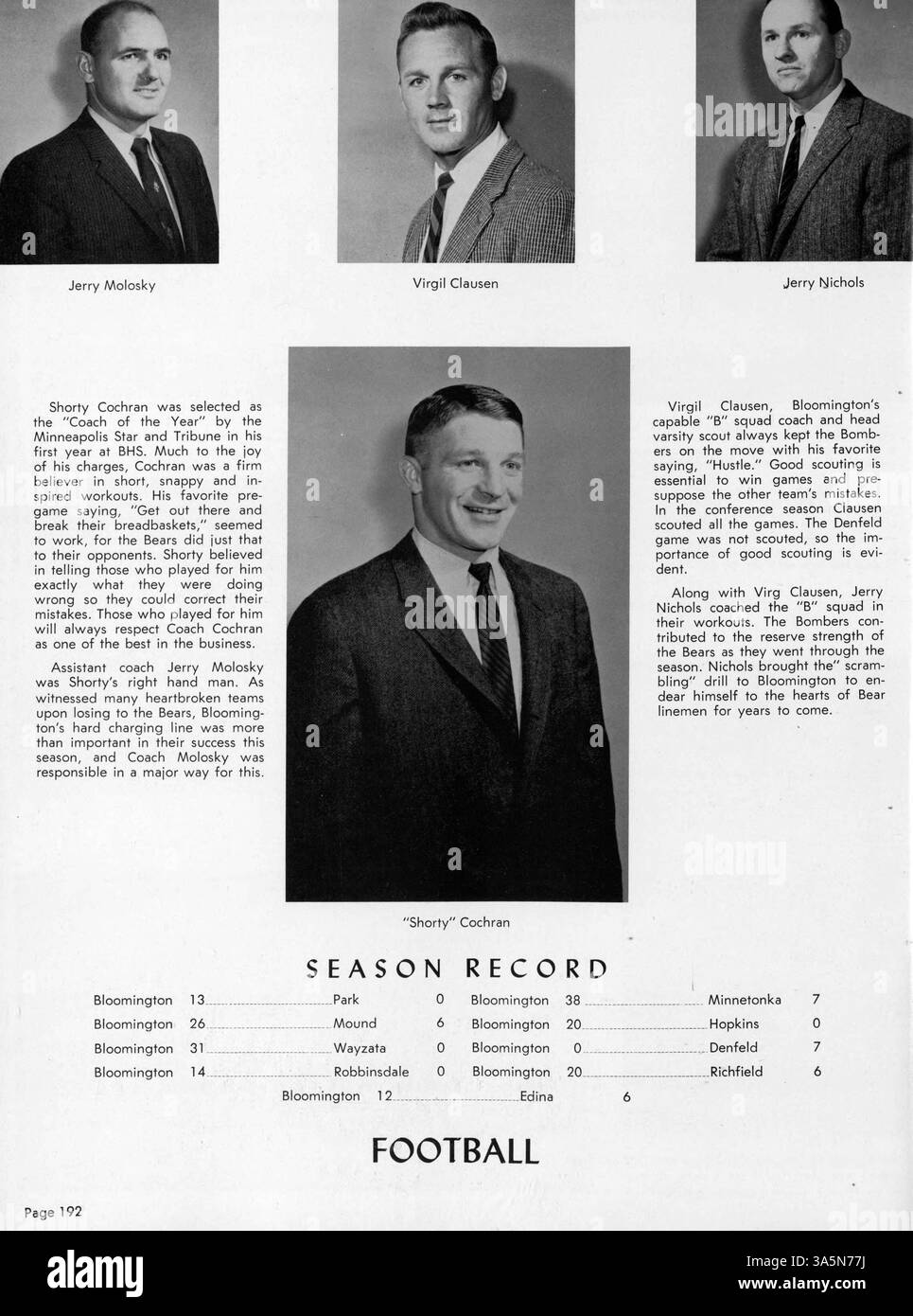 The 1960 Bear '60 yearbook highlights Bloomington High School’s ...