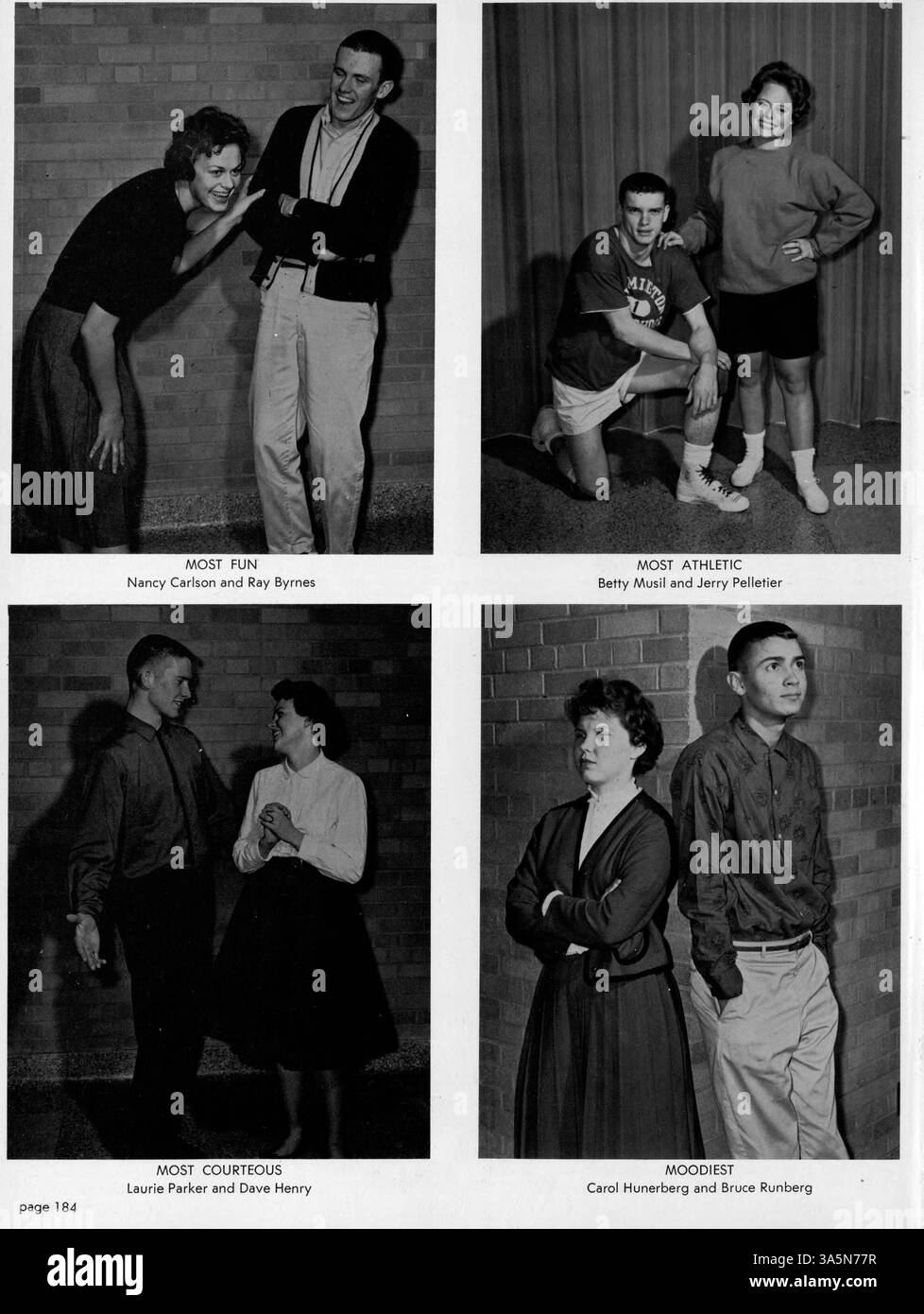 The 1960 Bear '60 yearbook from Bloomington High School showcases the ...