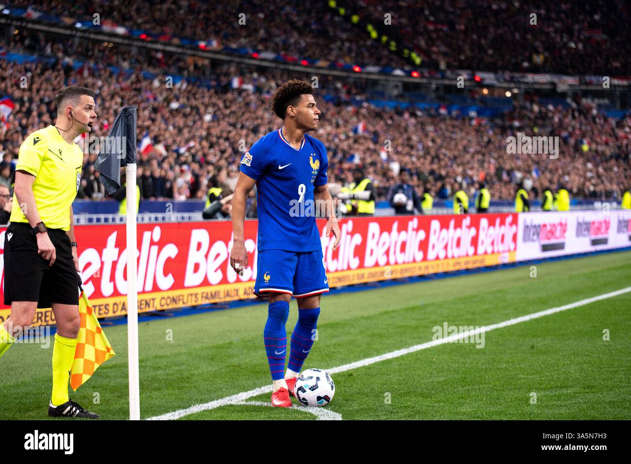 Desire Doue of France during the UEFA Nations League, Quarter-finals ...