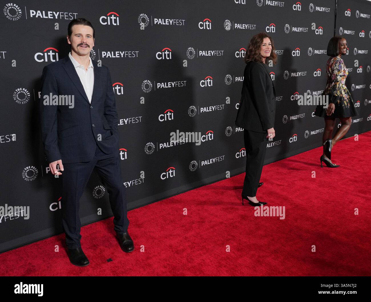 (L-R) Jason Ritter, Kat Coiro and Skye P. Marshall at the PaleyFest LA ...