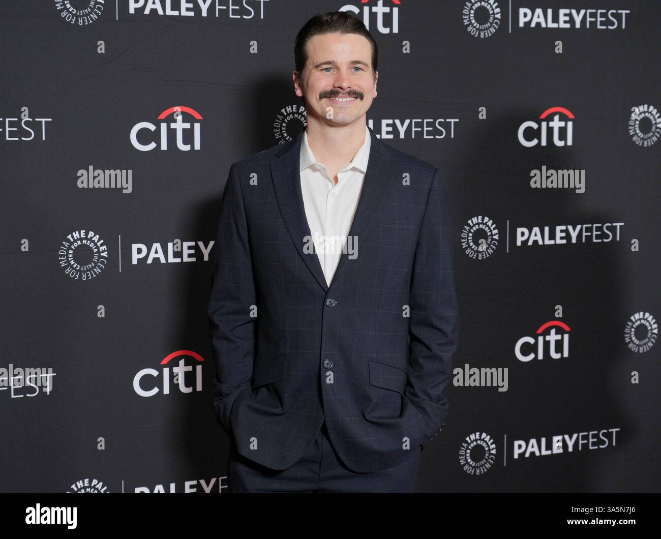 Jason Ritter arrives at the PaleyFest LA 2025 - MATLOCK held at the ...