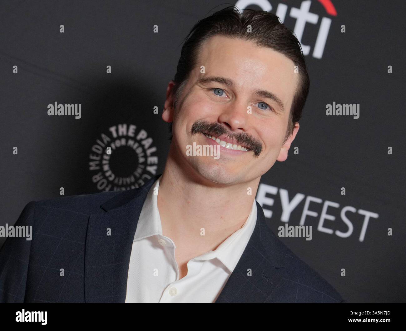 Jason Ritter arrives at the PaleyFest LA 2025 - MATLOCK held at the ...