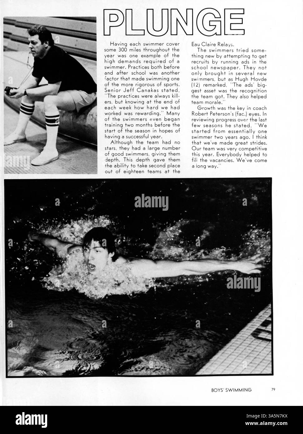 This 1977 high school yearbook documents key moments from the 1976-1977 ...