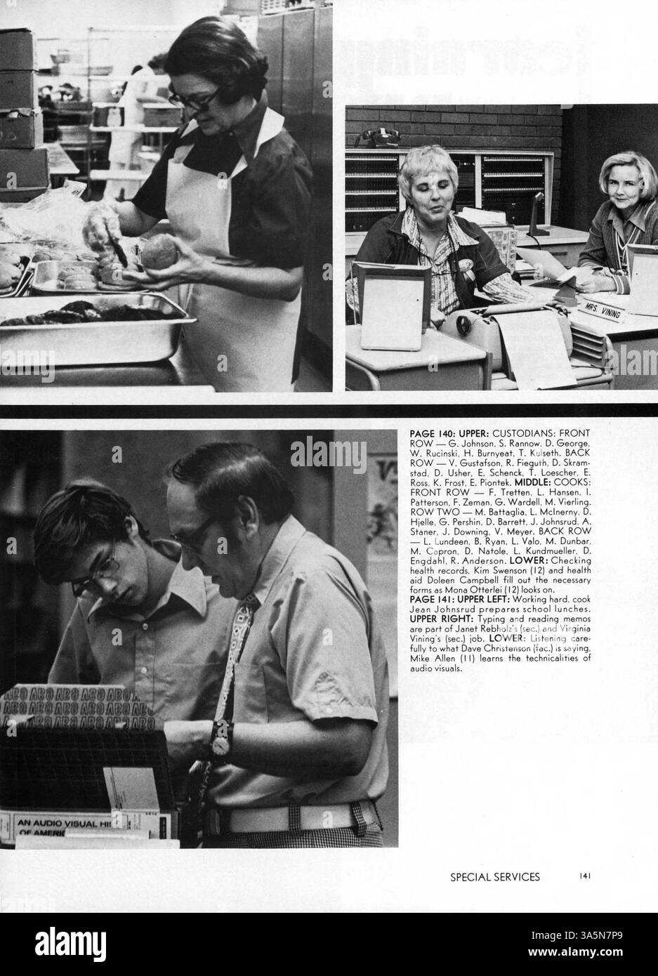 This edition of the windigo 77 yearbook documents the 1976 1977 hi-res stock photography and ...