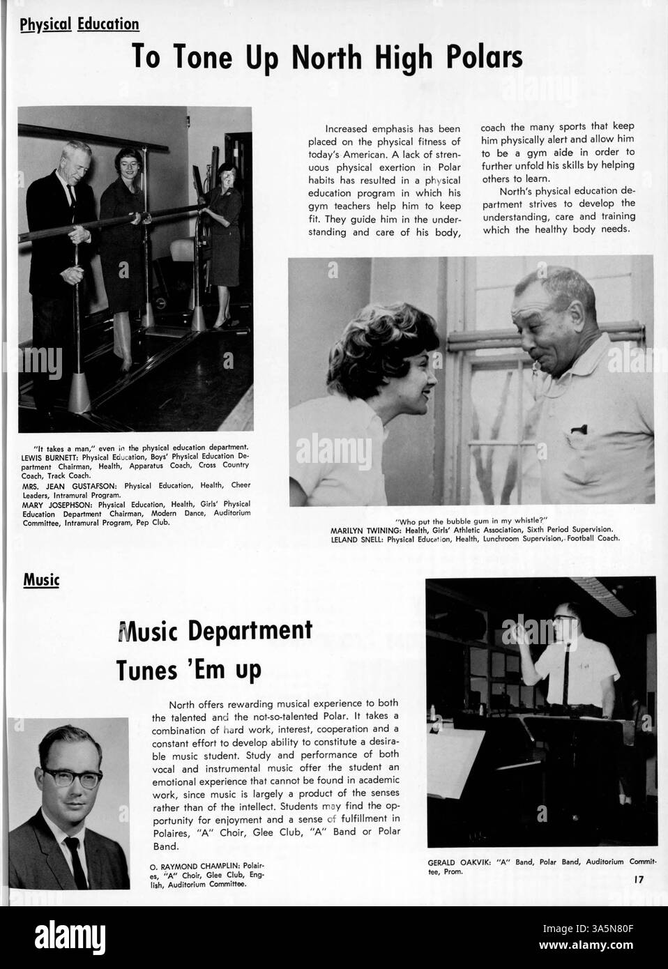 North High School's 1965 Polaris Yearbook offers a snapshot of the 1964 ...