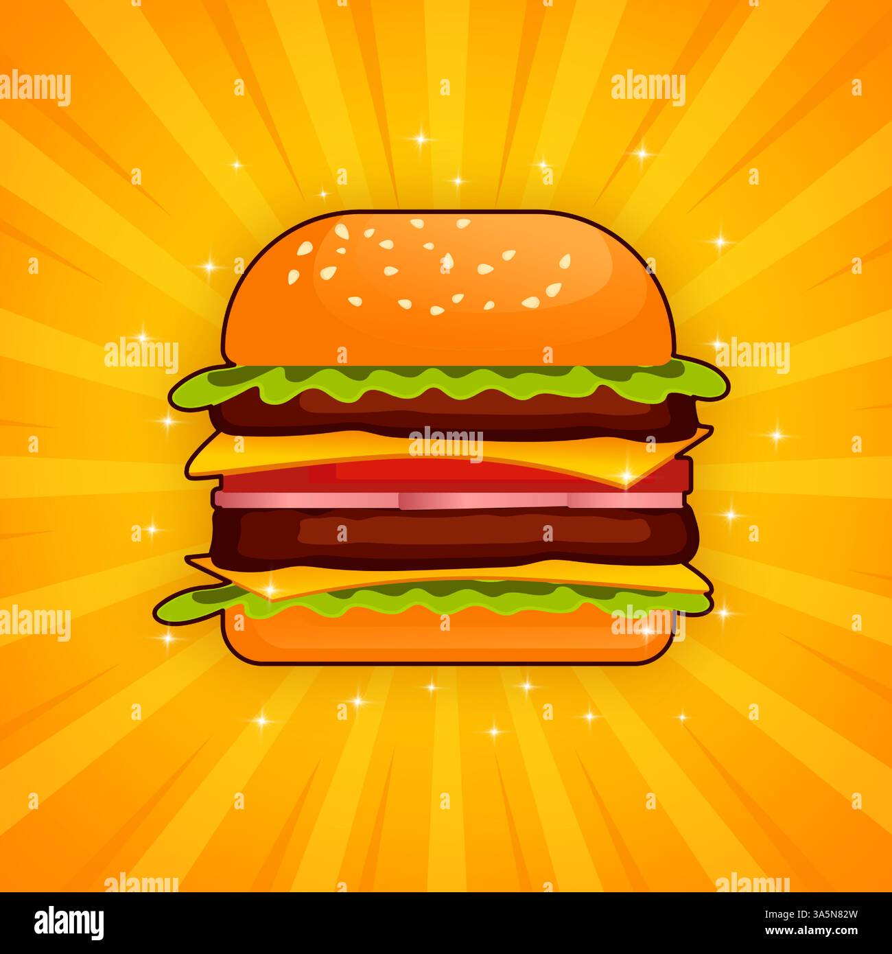 Promotion burger king Stock Vector Images - Alamy