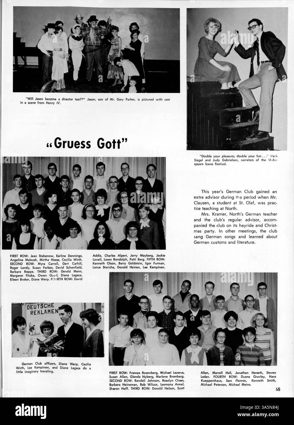 This 1965 polaris yearbook documents the significant student eve hi-res ...