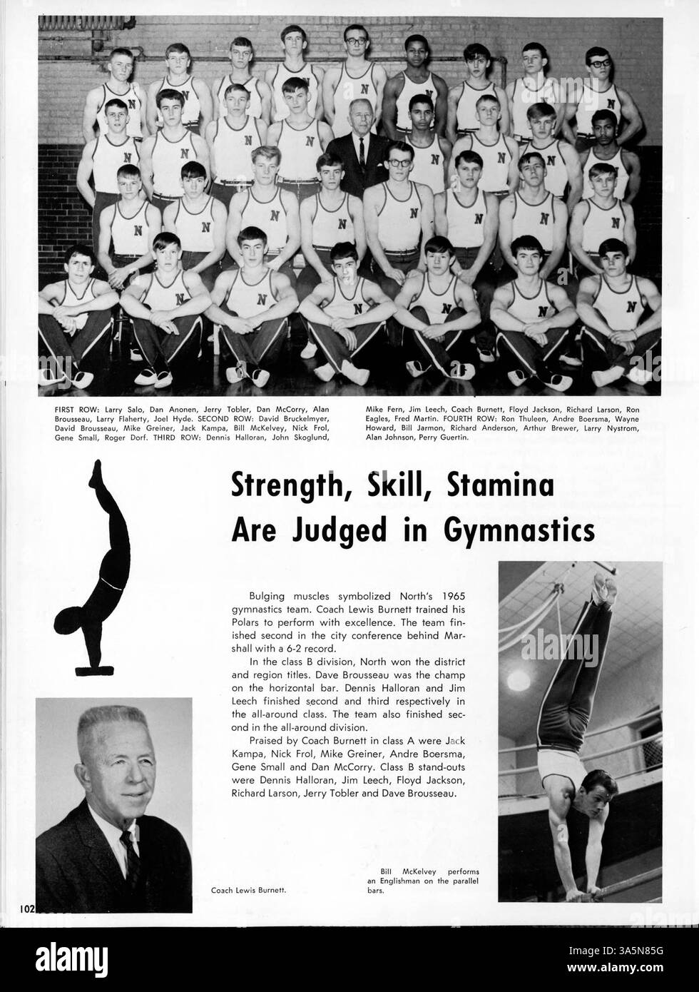 The 1965 Polaris Yearbook offers a look at North High School's ...