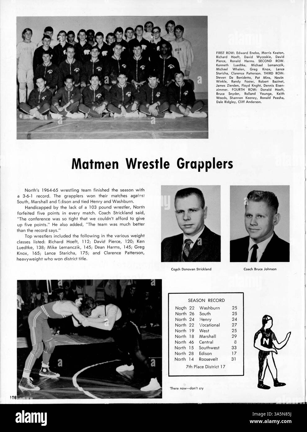 The 1965 yearbook from north high documents major school events hi-res ...