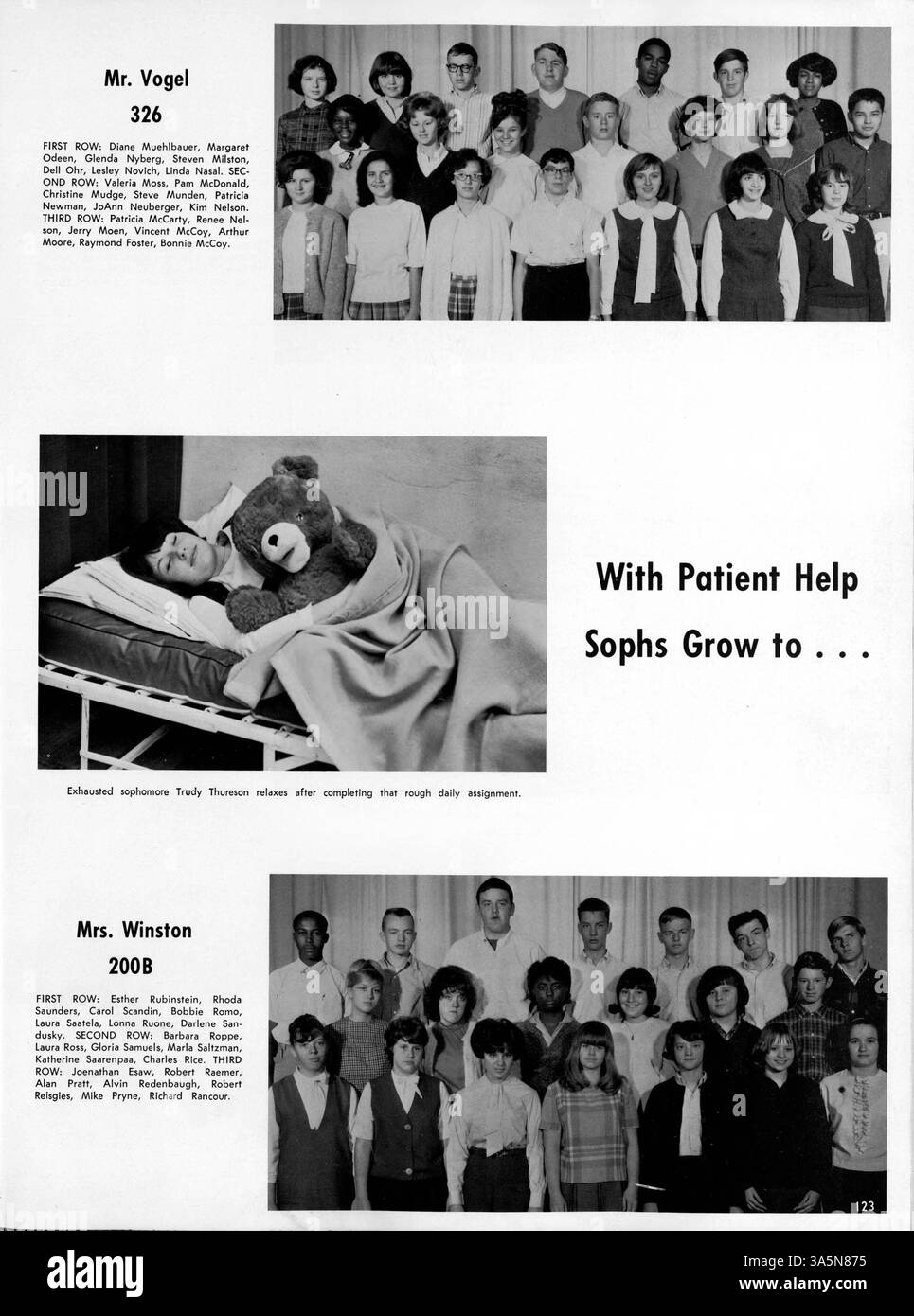 This 1965 yearbook from North High School documents significant events ...