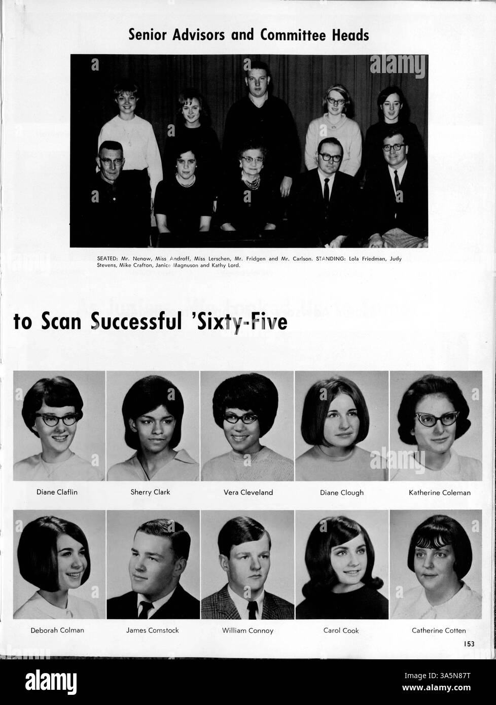 The 1965 Polaris Yearbook from North High School presents a detailed ...