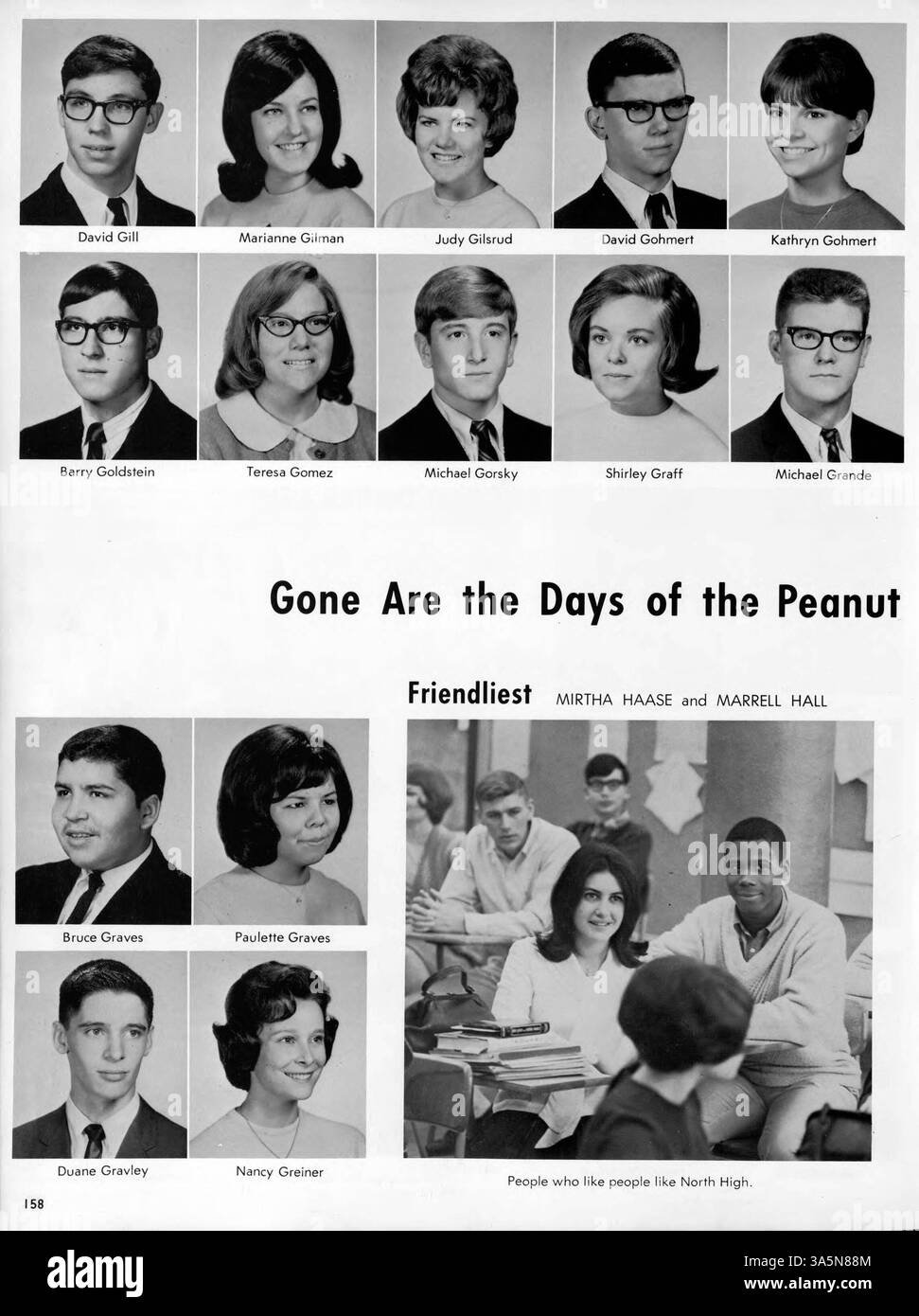The 1965 Yearbook from North High documents major school events ...
