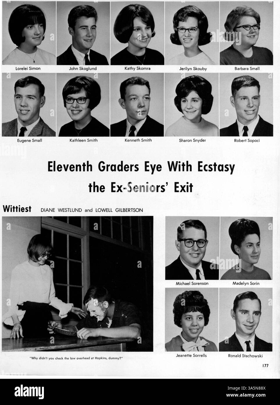 The 1965 Polaris yearbook from North High School documents the 1964 ...