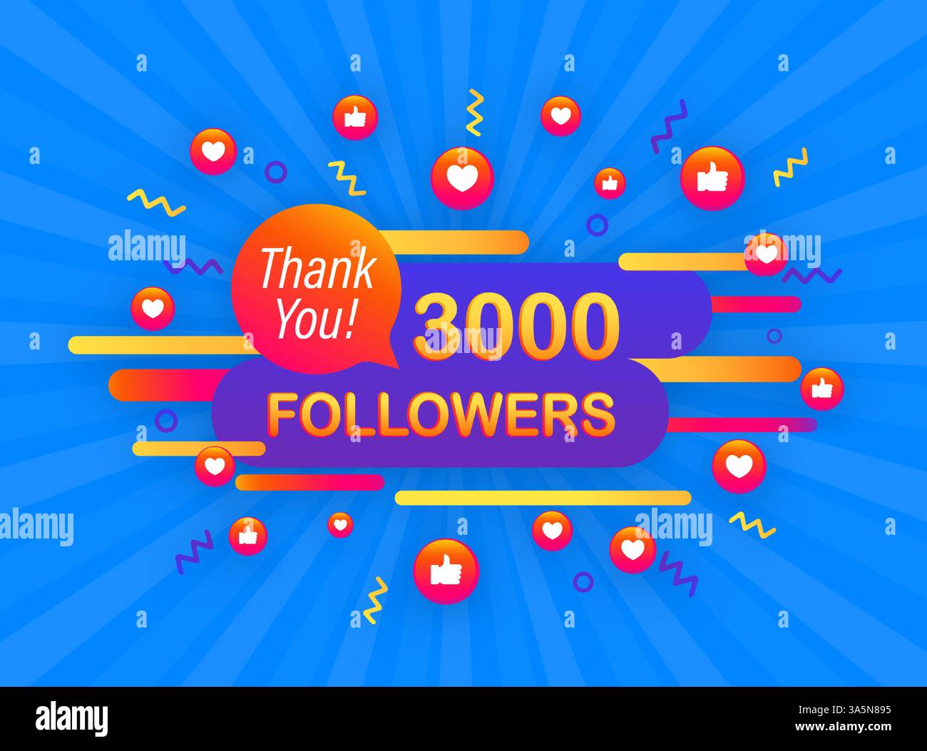 3000 followers, Thank You, social sites post. Thank you followers ...