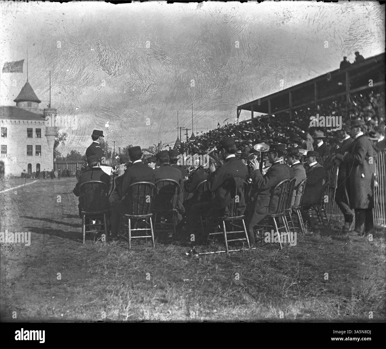 Armory building background Black and White Stock Photos & Images - Alamy