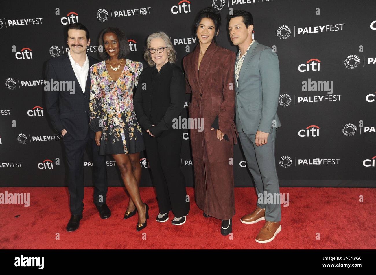 Ca. 23rd Mar, 2025. Skye P. Marshall, Kathy Bates, Jason Ritter, Leah ...