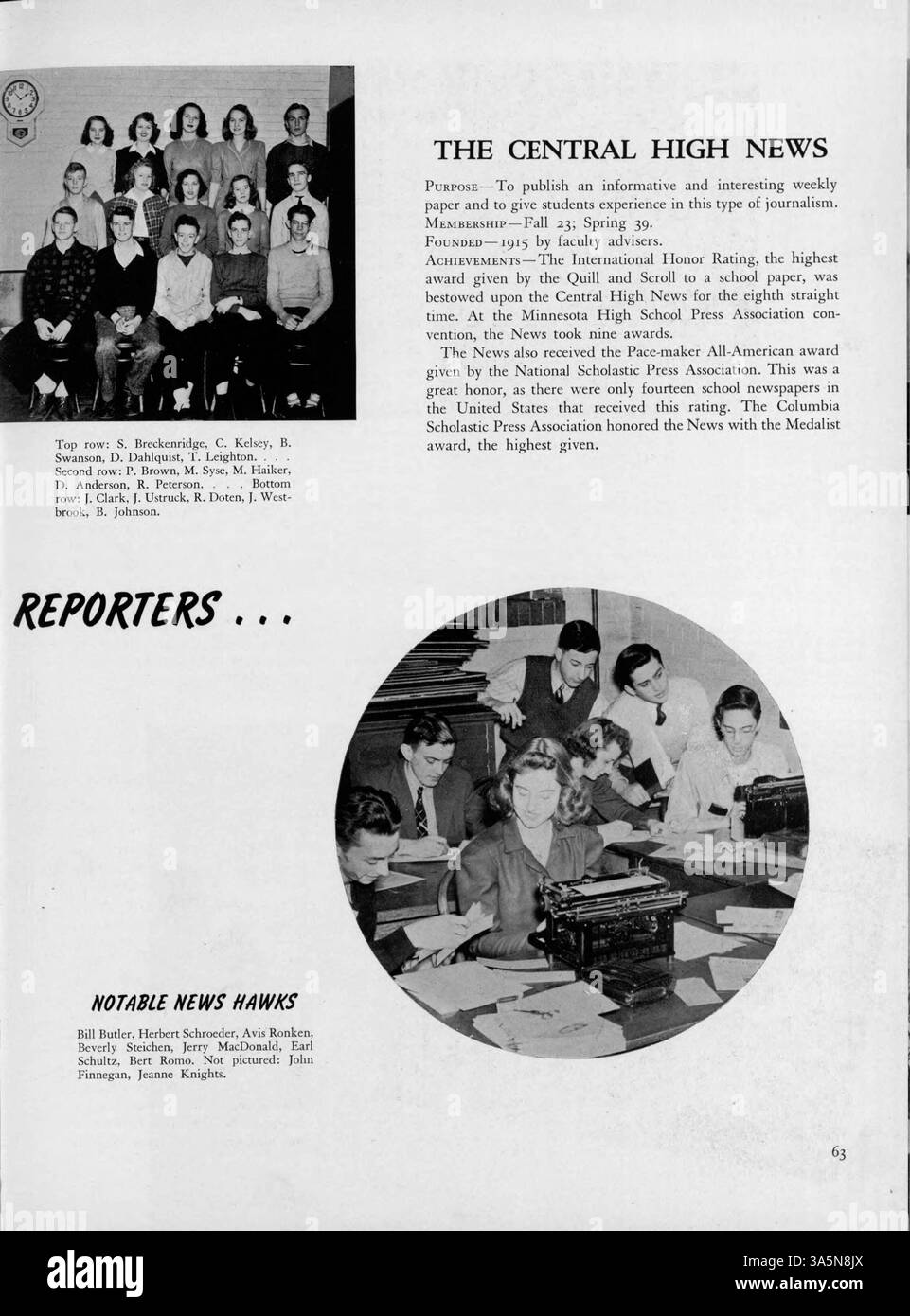 The Centralian Yearbook from 1942 documents life at Central High ...