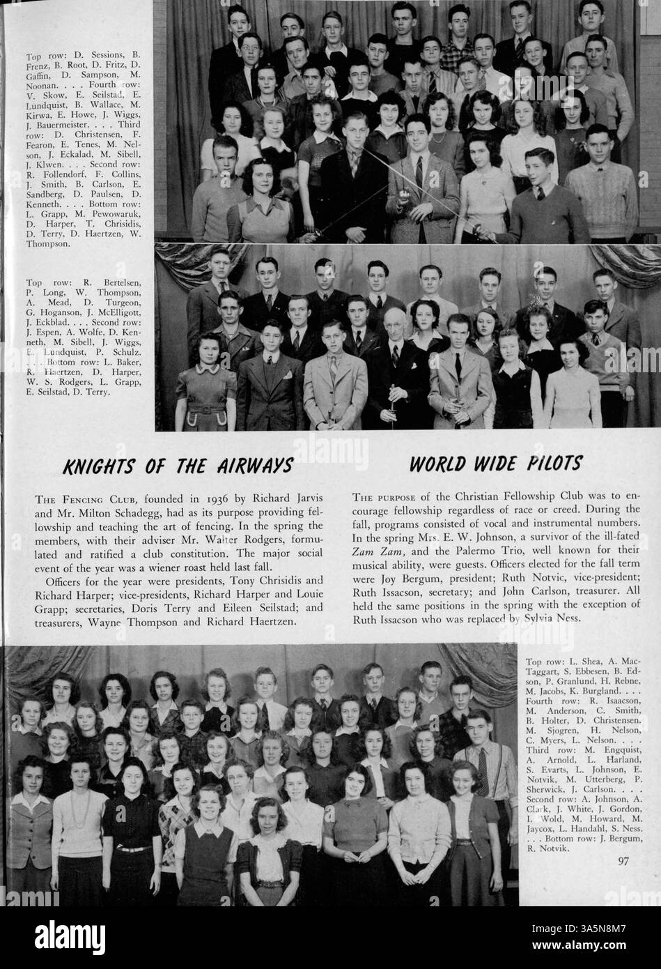 The 1942 Centralian yearbook captures student life, teachers, clubs ...