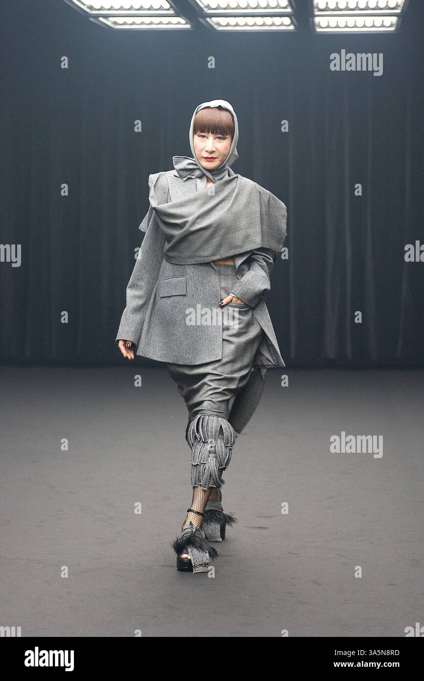 2025/03/20, Tokyo, a Model walks on the Runway at Toda Hall ...