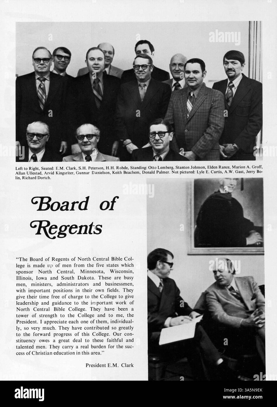 North Central Bible College’s 1972 Yearbook is a detailed document of ...
