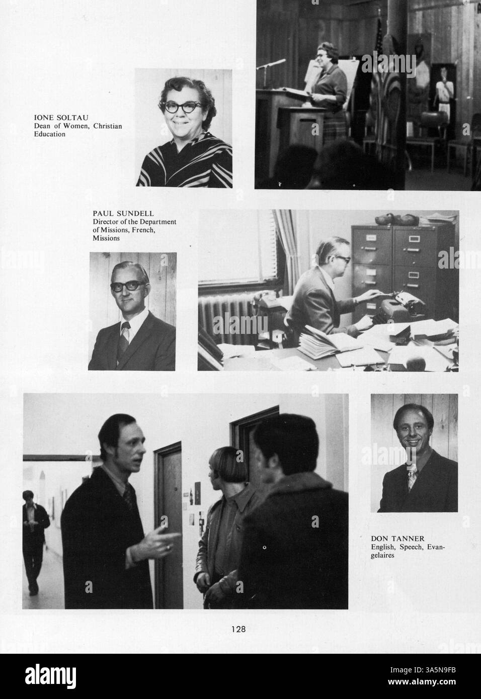 The 1972 Yearbook from North Central Bible College records key events ...