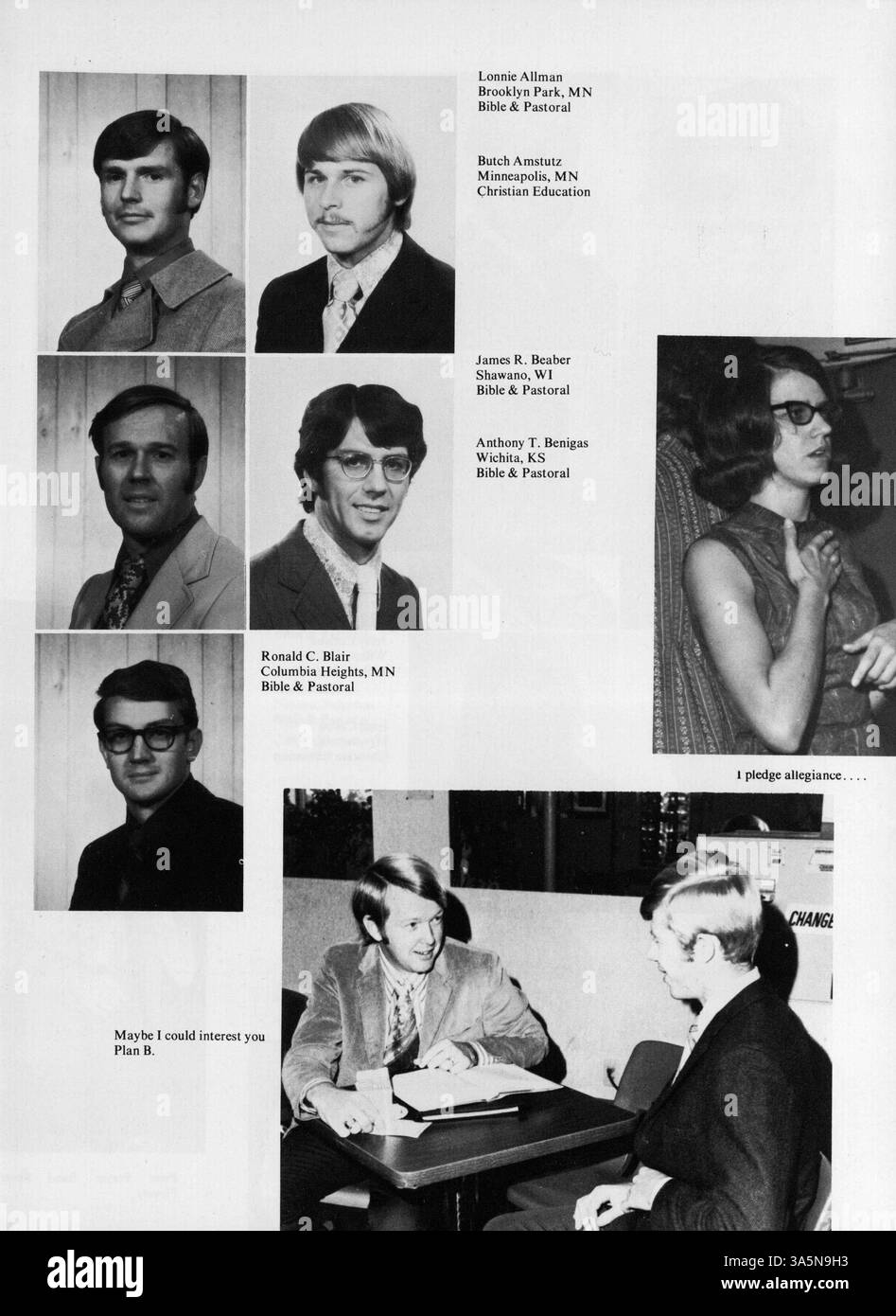 The North Central Bible College yearbook for 1972 captures significant ...