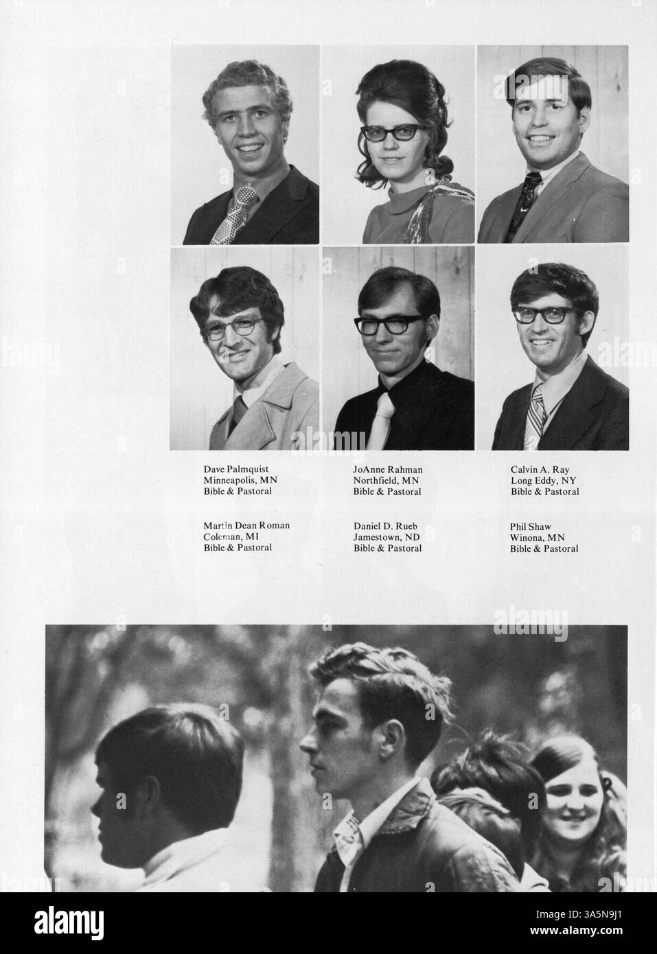 This yearbook from North Central Bible College in 1972 captures the key ...