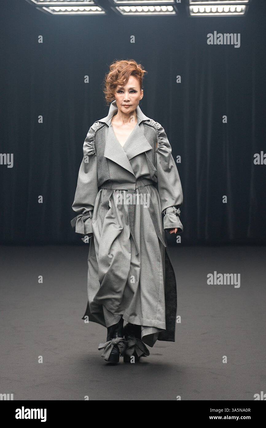 2025/03/20, Tokyo, a Model walks on the Runway at Toda Hall ...