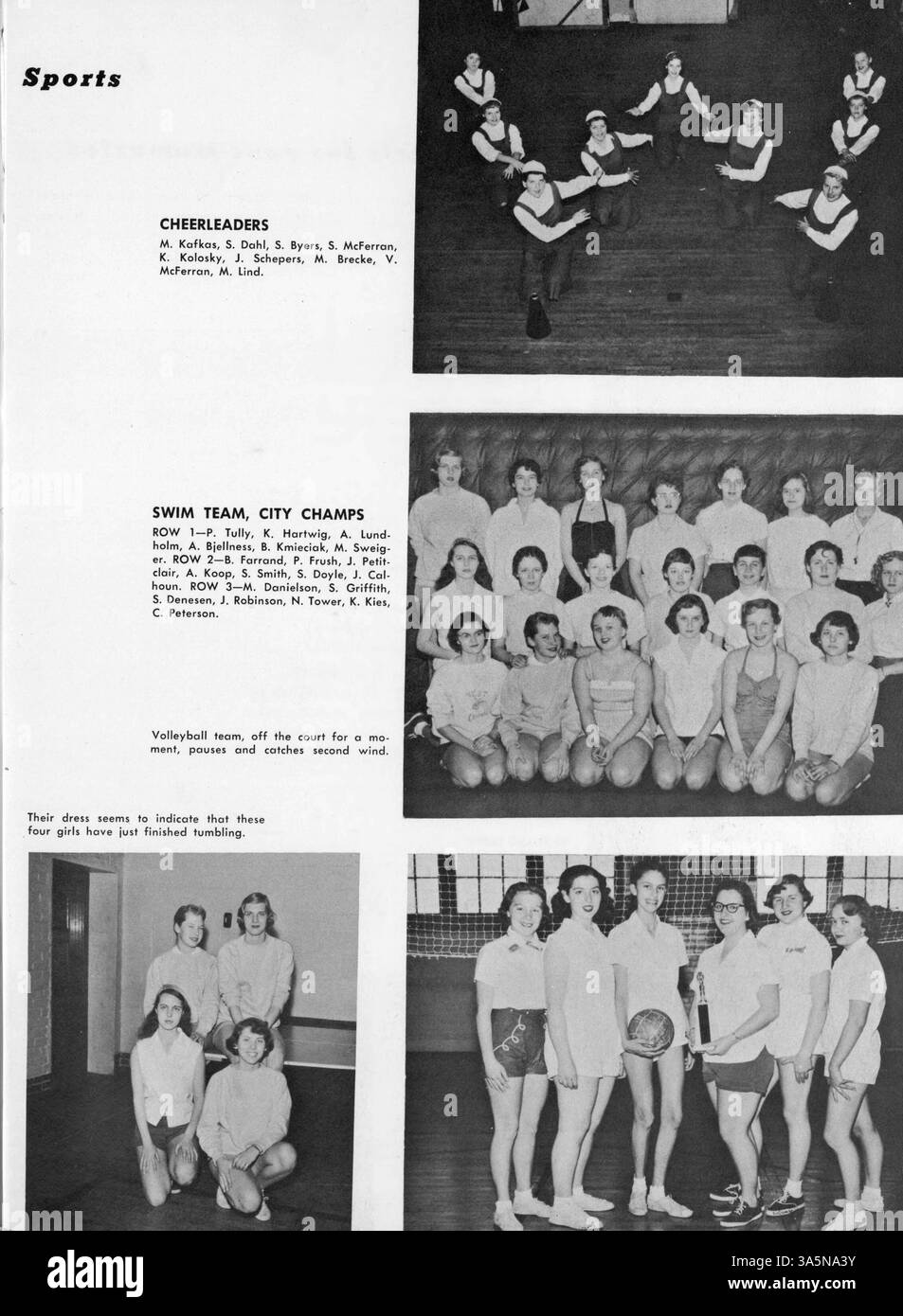 This 1955 Hesperian yearbook from West High School captures key events ...