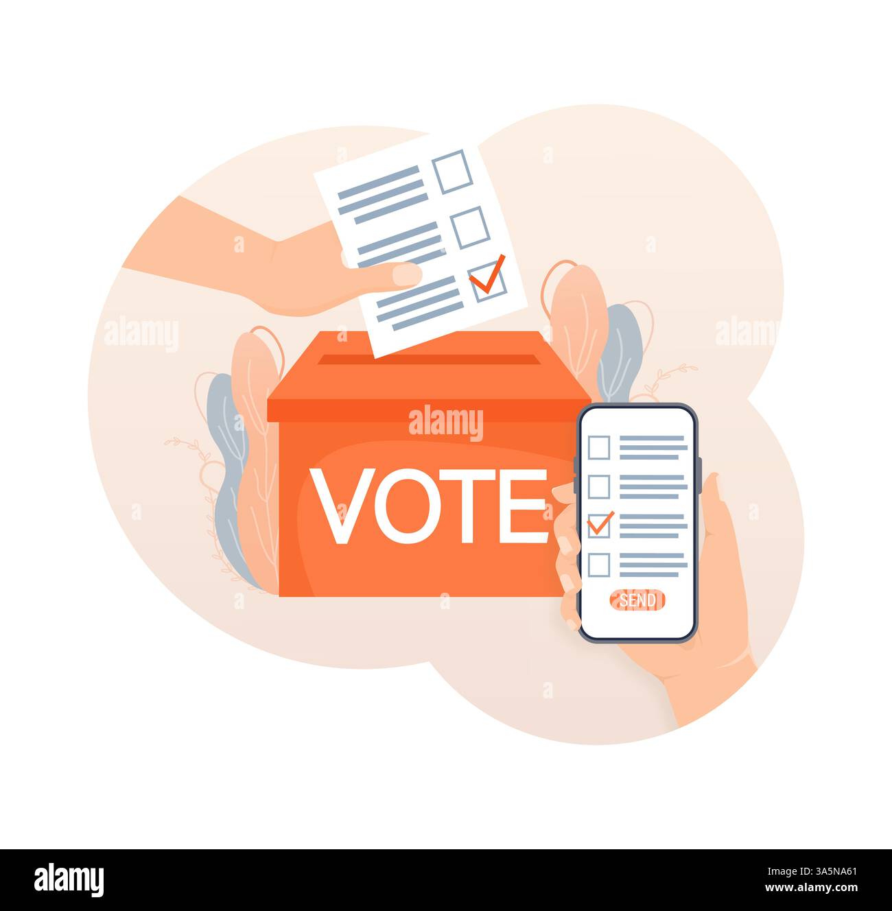 Cartoon icon. Cartoon character. Flat vote people for concept design ...