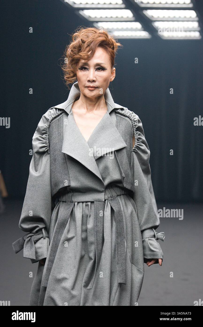 2025/03/20, Tokyo, a Model walks on the Runway at Toda Hall ...